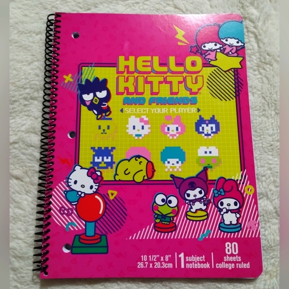 Sanrio | Other | Hello Kitty And Friends Spiral Notebook | Poshmark
